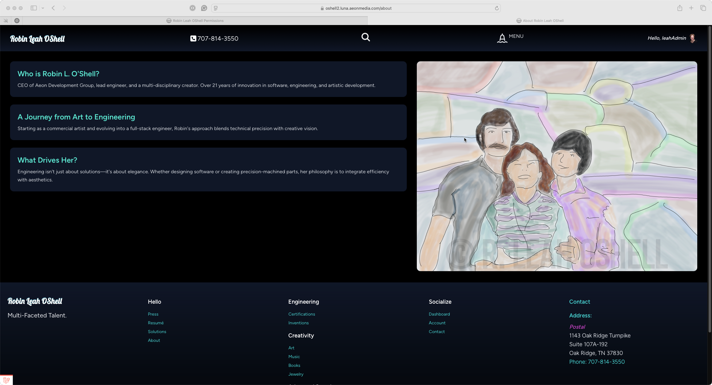 About Robin Leah OShell